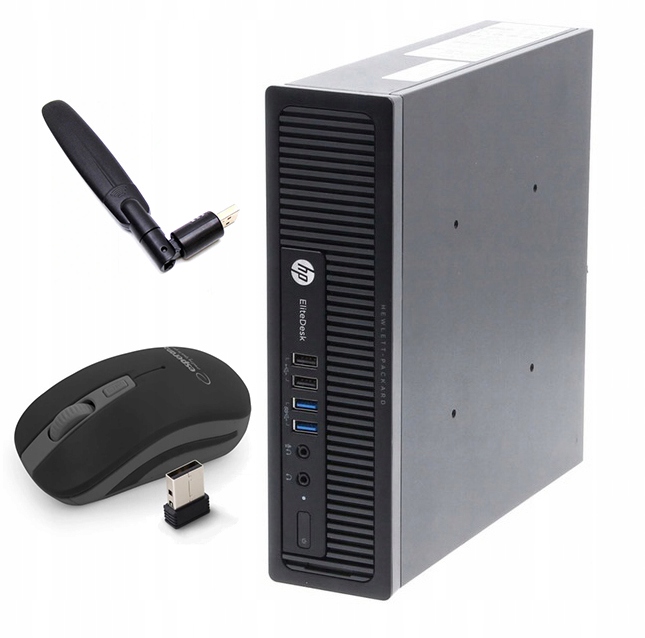 Komputer HP 800 G1 USDT i3-4130 4GB 320HDD WIN10 + WIFI + MYSZKA ... Komputer HP 800 G1 USDT i3-4130 4GB 320HDD WIN10 + WIFI + MYSZKA ...