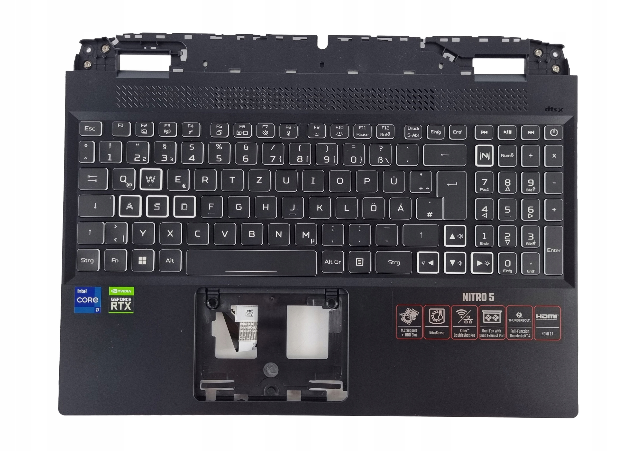 PALMREST+KLAWIATURA ACER Nitro AN515-58 w CHEŁMEK - Sklep, Opinie, Cena ...