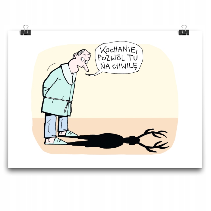 Plakat Andrzej Mleczko, śmieszne 42 x 29,7 cm • Cena, Opinie • Plakaty ...