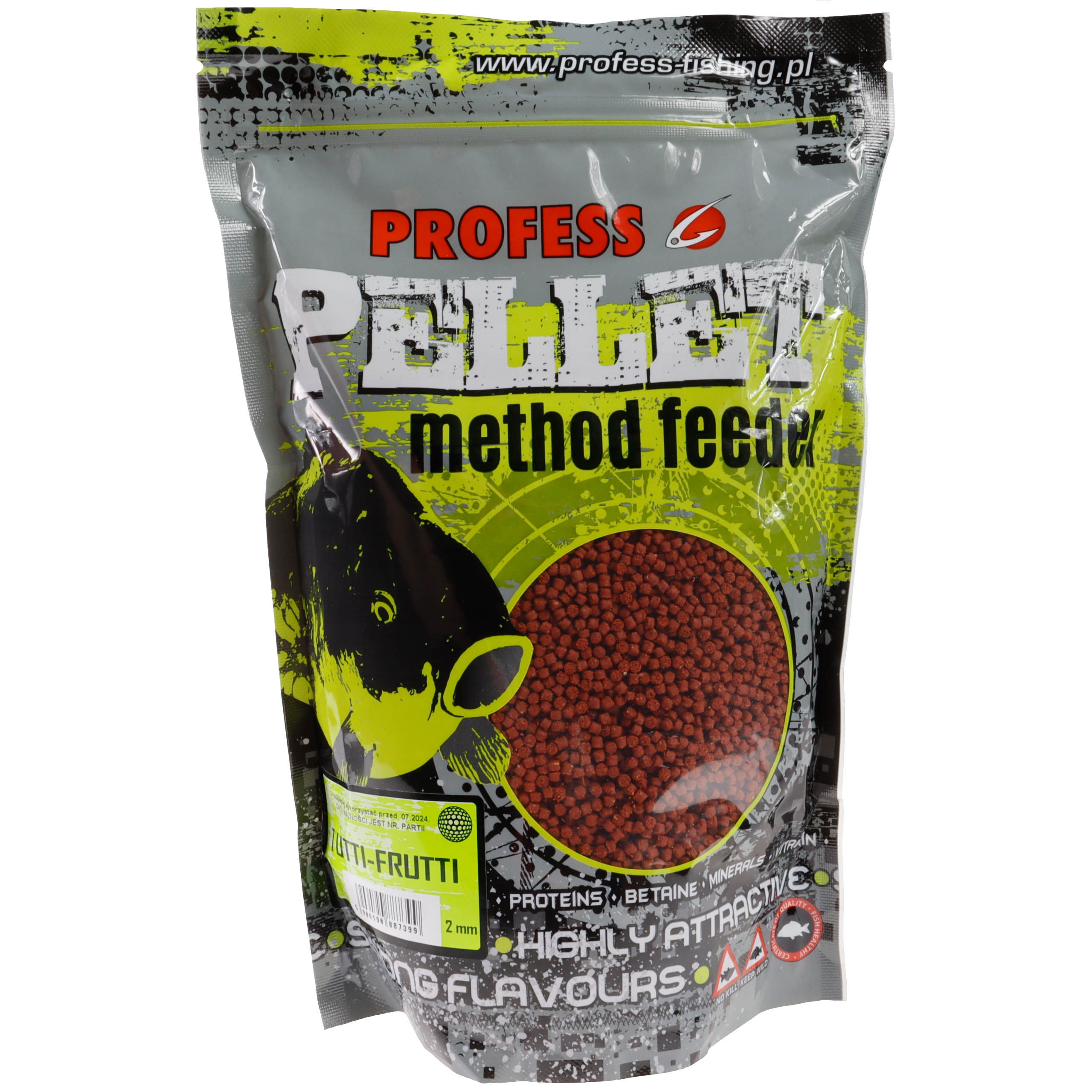 Pellet 2mm Method Feeder TUTTI FRUTTI 700g Profess - 5906190887399 - 13676930188 - Allegro