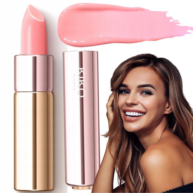 Pomadka Kiko Milano różowy naturalny w sztyfcie (8025272977852) • Cena ...