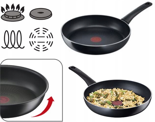 Patelnia tradycyjna Tefal Generous Cook 24 cm non-stick (nieprzywierająca) (3168430323629 ...