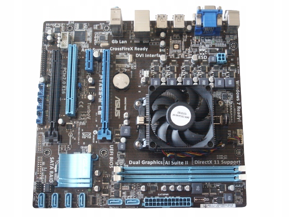 Płyta Główna Asus F1A55-M LE AMD A4-3400 APU Radeon HD6410D HDMI ...