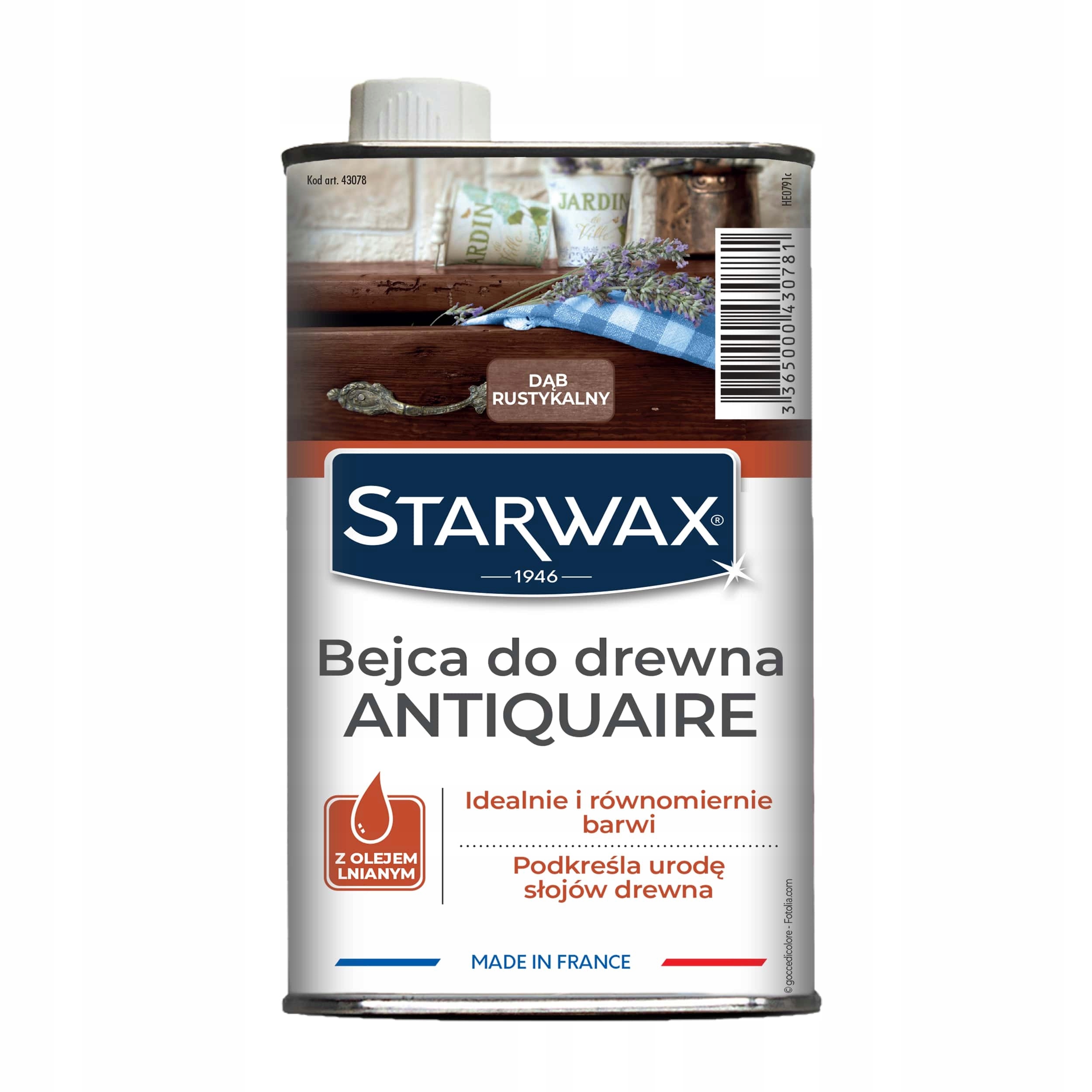 Starwax Antiquaire Bejca do Drewna Dąb Rustykalny do renowacji 500ml ...