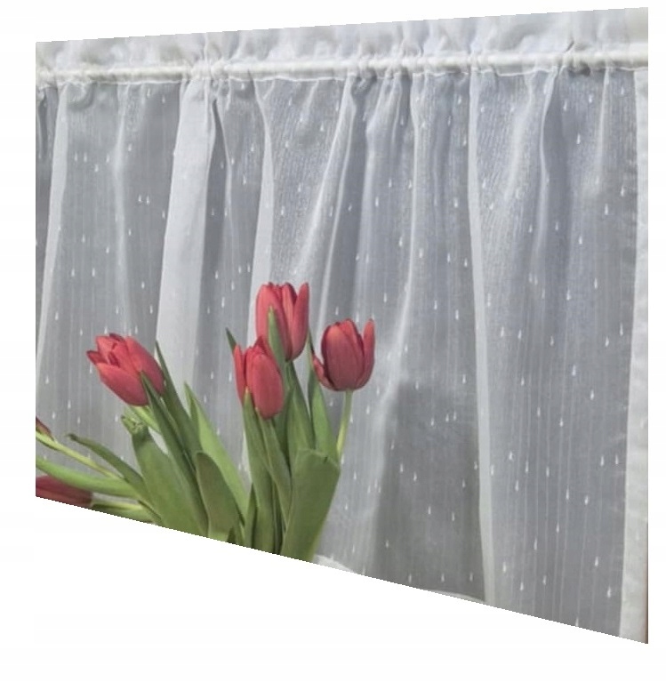 VITRÁŽOVÁ ZÁCLONA ZÁCLONA DO KUCHYNĚ PĚKNÁ LEVNÁ MODERNÍ JEMNÝ DÉŠŤ ...