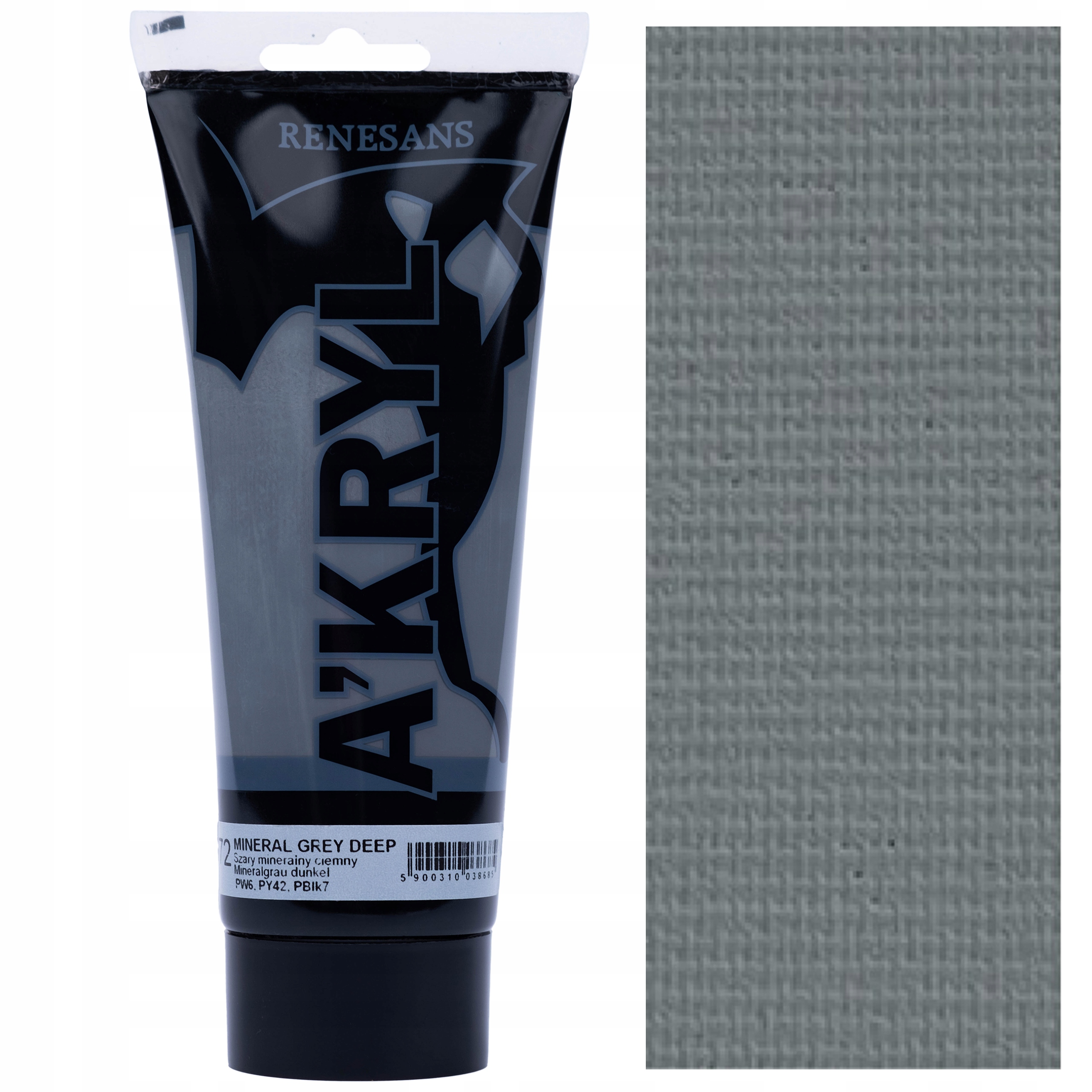 Akril festék Renesans A'kryl 200 ml. SÖTÉT ÁSVÁNY SZÜRKE, 72-es számú, (5900310038685) • Ár ...