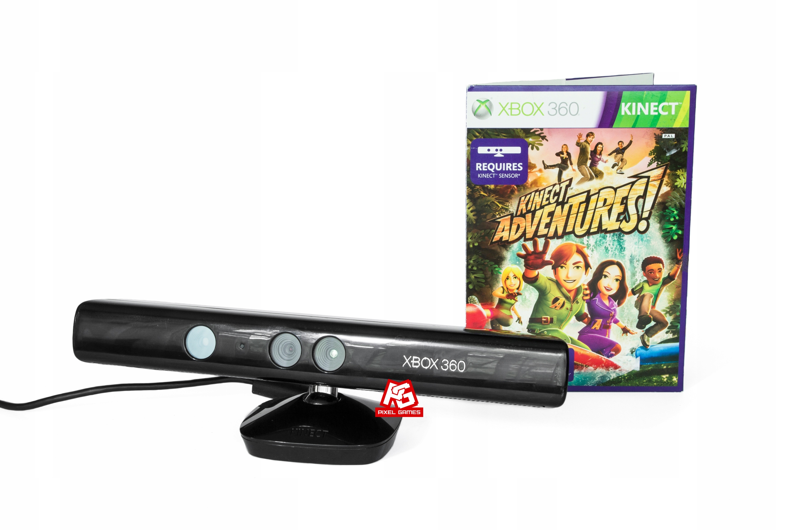 Zestaw sensor Kinect plus gra Kinect Adventures - porównaj ceny - Allegro.pl