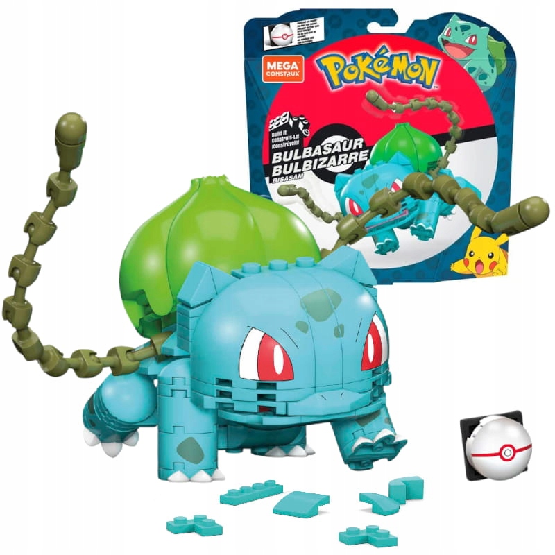 MEGA BLOKS Mega Construx Postav a vystav si Pokémona - Bulbasaur GKY95 ...