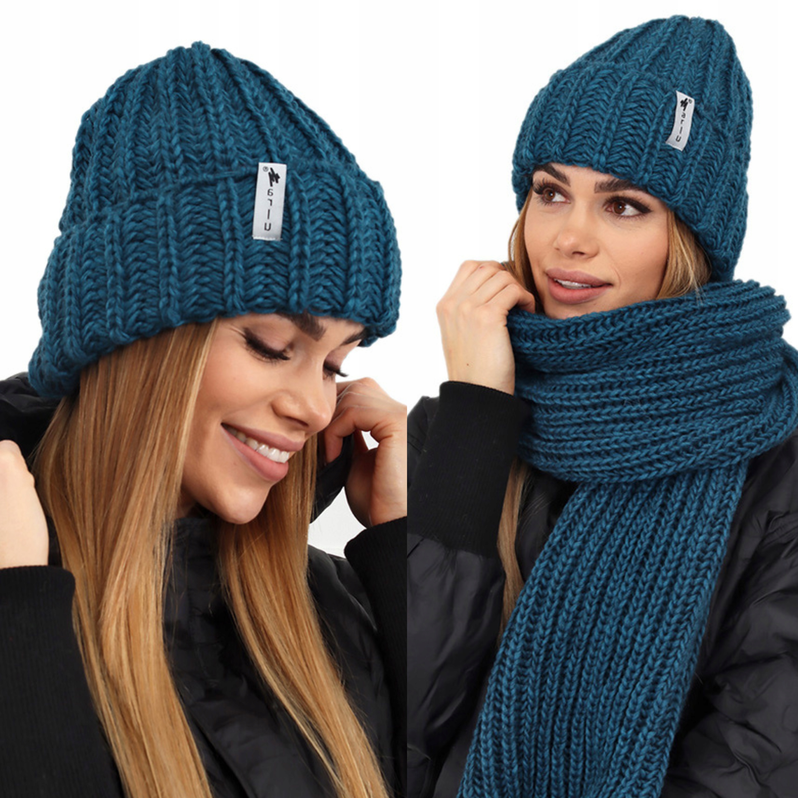 Komplet czapka Jesień/zima/wiosna 2260 rozmiar uniwersalny ...