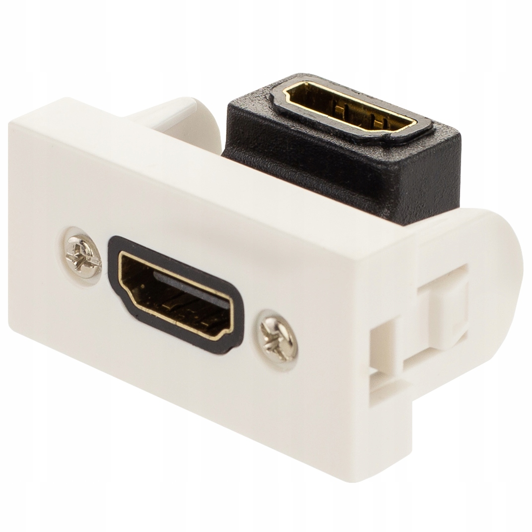 Mediabox 45x45 moduł 1M 1x gniazdo HDMI kątowy (5903855422018) • Cena ...