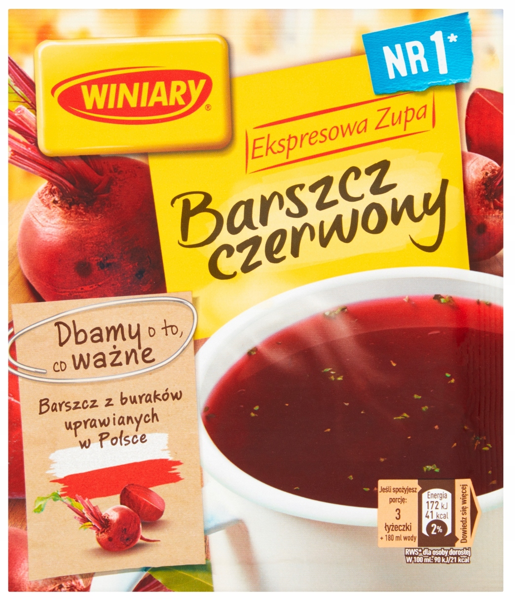 Winiary Barszcz Czerwony Ekspresowy 60g (5900085010886) • Cena, Opinie ...
