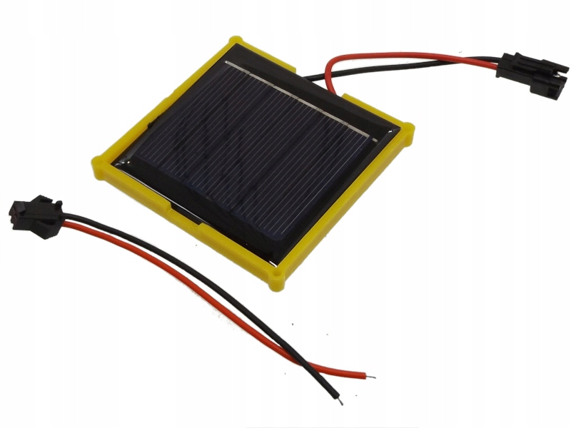 Mini Panel słoneczny DC 3V 100mA 0,3W 60x60mm z ramką i kabelkami 1 ... Mini Panel słoneczny DC 3V 100mA 0,3W 60x60mm z ramką i kabelkami 1 ...