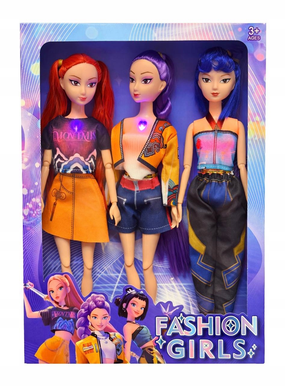 Lalki K-pop Demon Hunters – śpiewają HUNTRIX • Cena, Opinie - Allegro