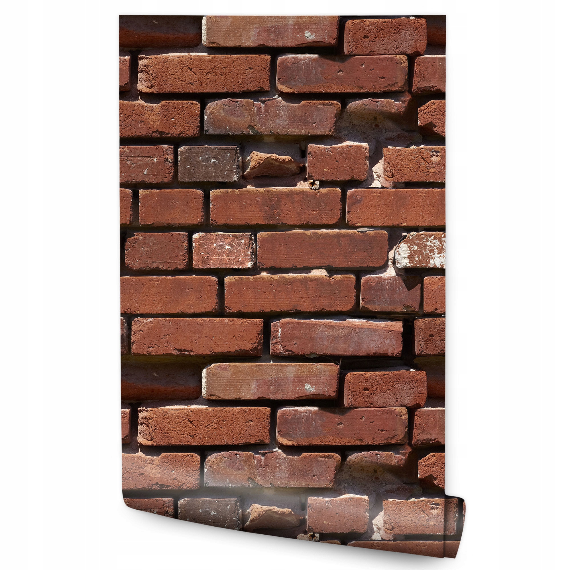 Tapeta W Rolce Czerwona Stara CEGŁA Beton Efekt 3D (5907695866841 ...