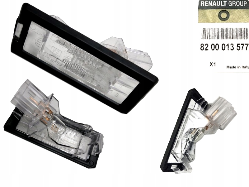 RENAULT MEGANE SCENIC LAMPKA OŚWIETLENIA TABLICY 2651000Q0E 8200013577 ...