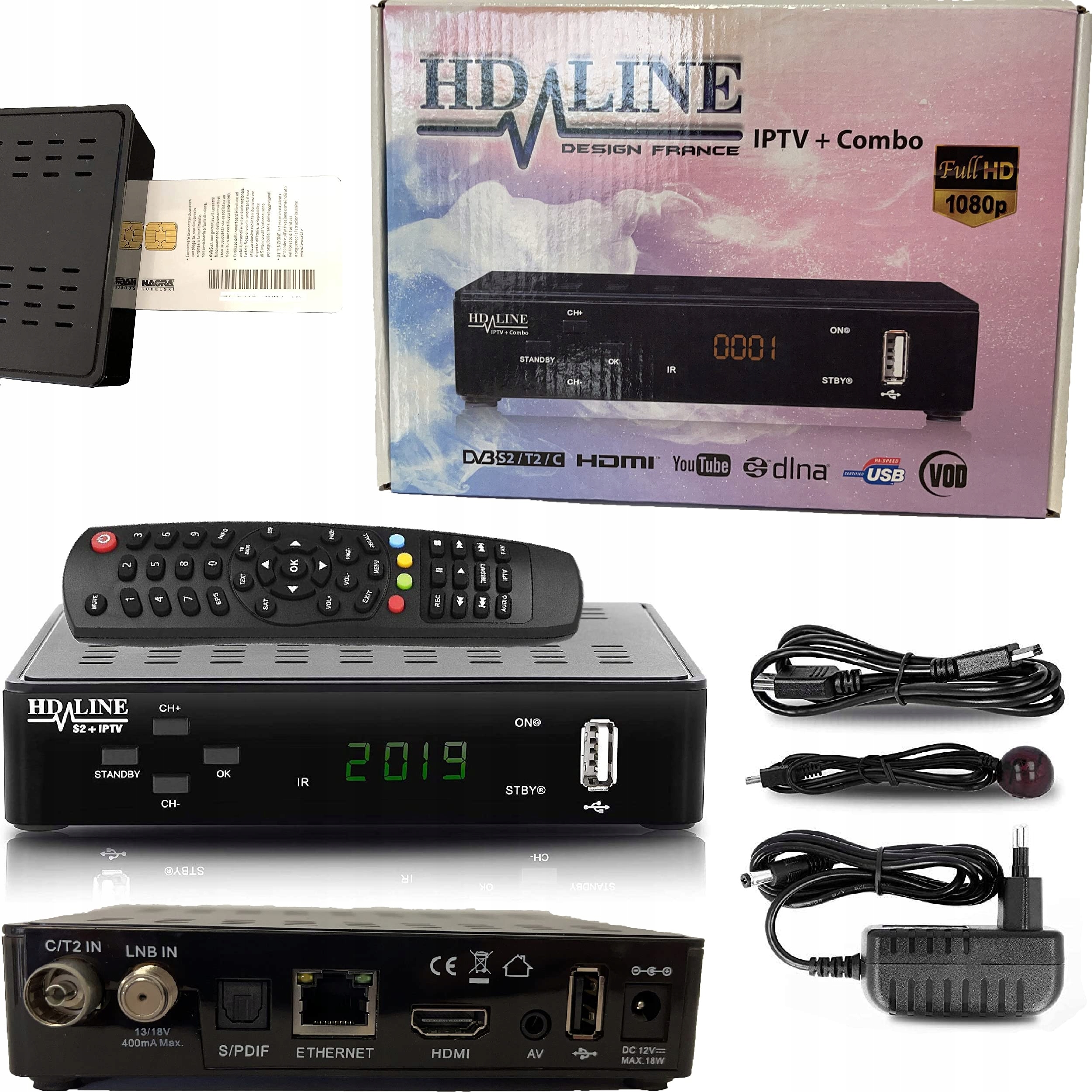 HDLINE DVB/S2+T2+C COMBO DEKODER TUNER SATELITARNY NAZIEMNY IPTV ... HDLINE DVB/S2+T2+C COMBO DEKODER TUNER SATELITARNY NAZIEMNY IPTV ...