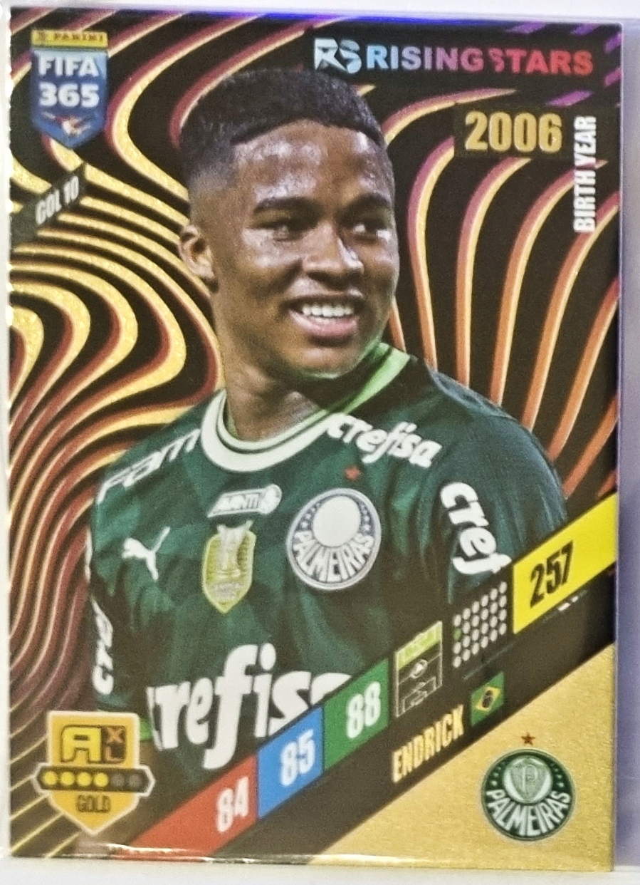 FIFA 365 2024 GOLD PANINI RISING STAR ENDRICK GOL 10 - 14459495330 ...