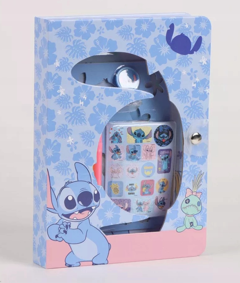 STITCH NOTES DO KOLOROWANIA KOLOROWANKA + NAKLEJKI + SZABLONY STICH ...