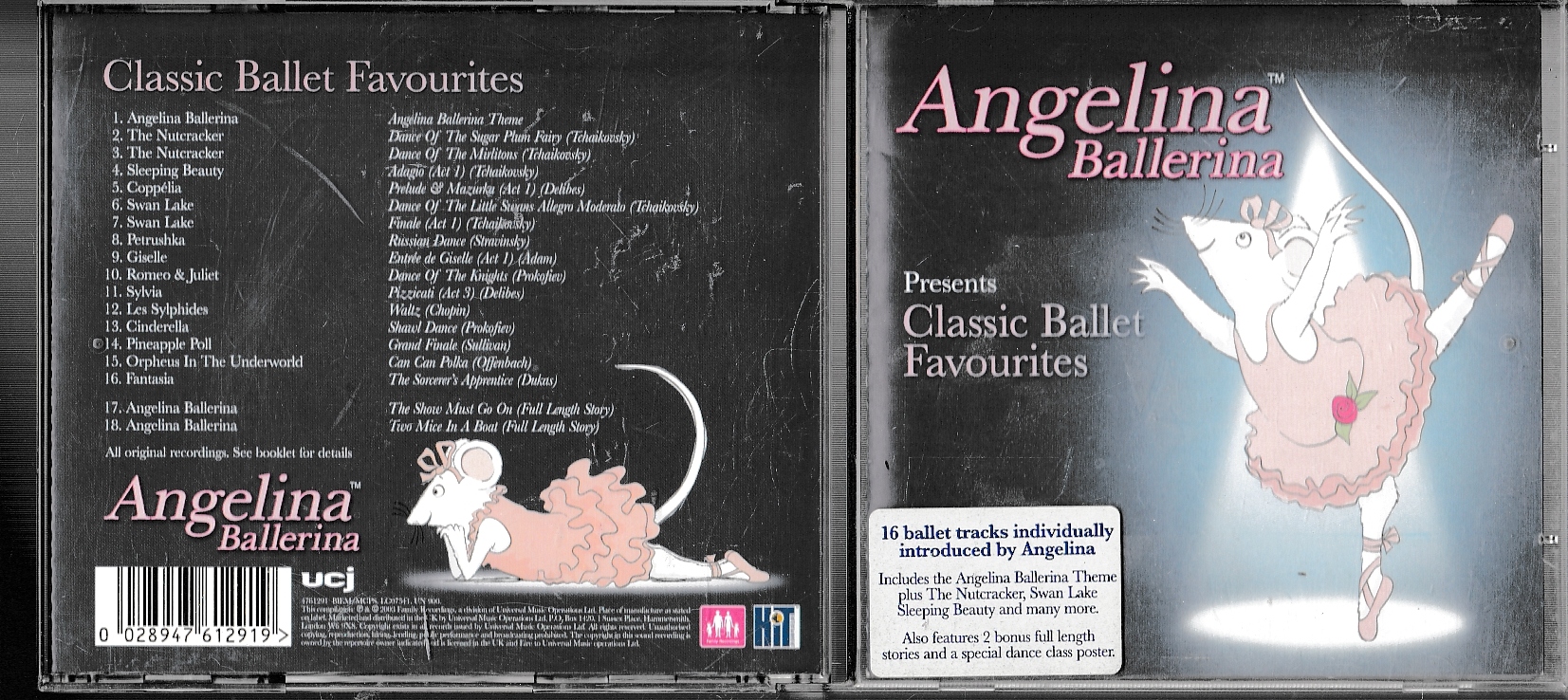 Płyta CD Angelina Ballerina - Presents Classic Ballet ________________ 13333762135 - Sklepy ...
