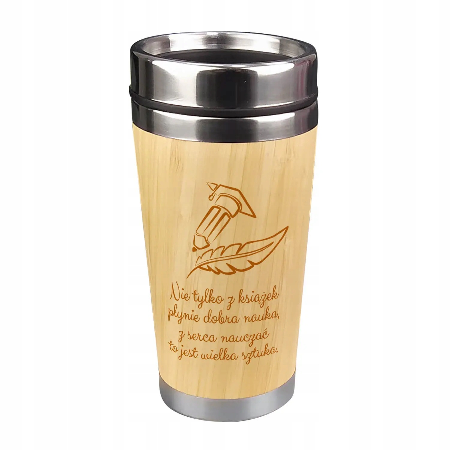 Kubek bambusowy dla nauczyciela. (kubek termiczny prezent) • Cena, Opinie • Zabawne gadżety ...