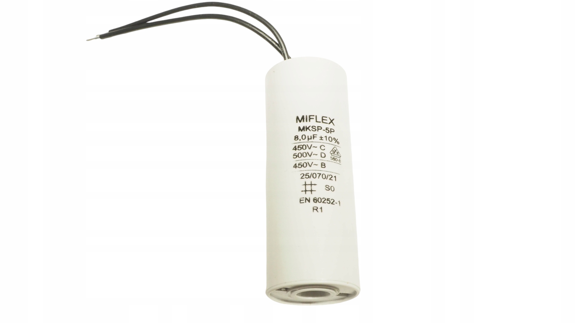 Kondensator 8uF +/- 10% MIFLEX MKSP-5P Silnikowy - Sklep, Opinie, Cena ...