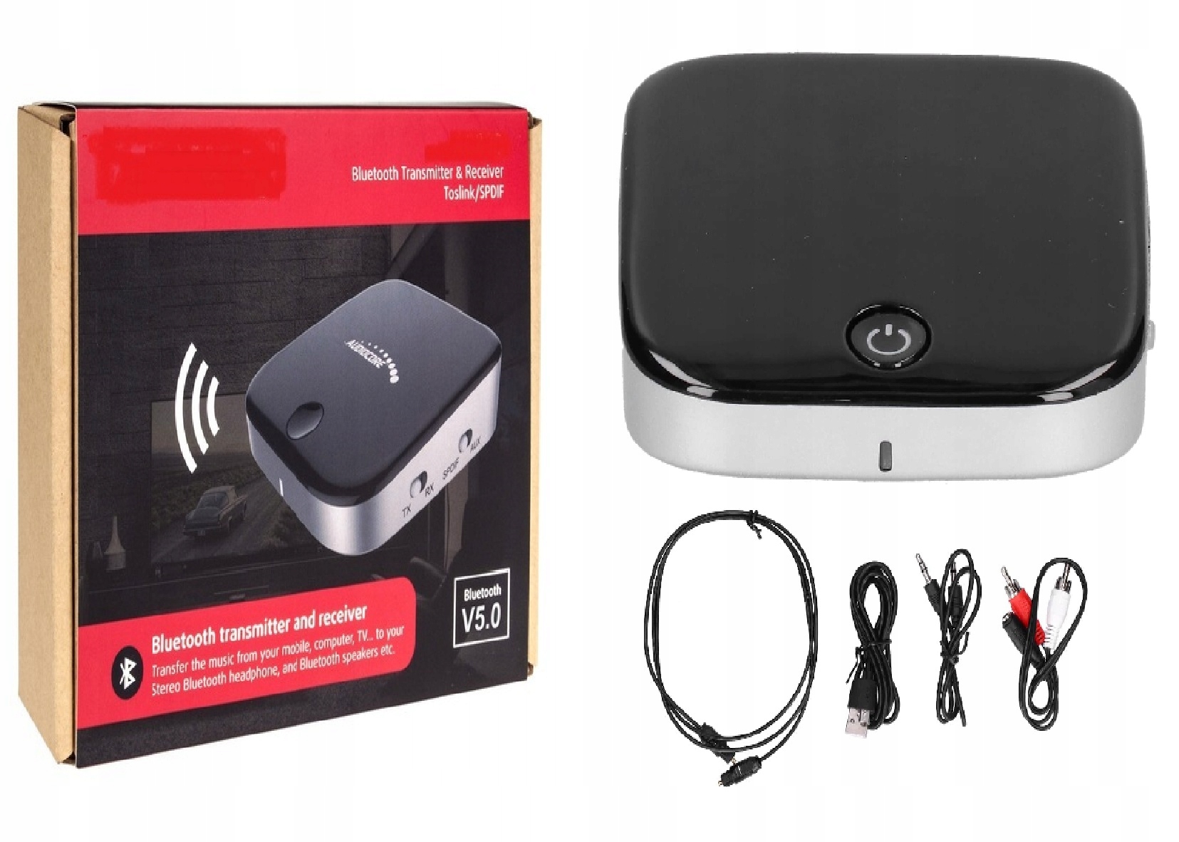 Adapter Bluetooth NADAJNIK ODBIORNIK Toslink AptX - Sklep, Opinie, Cena ...