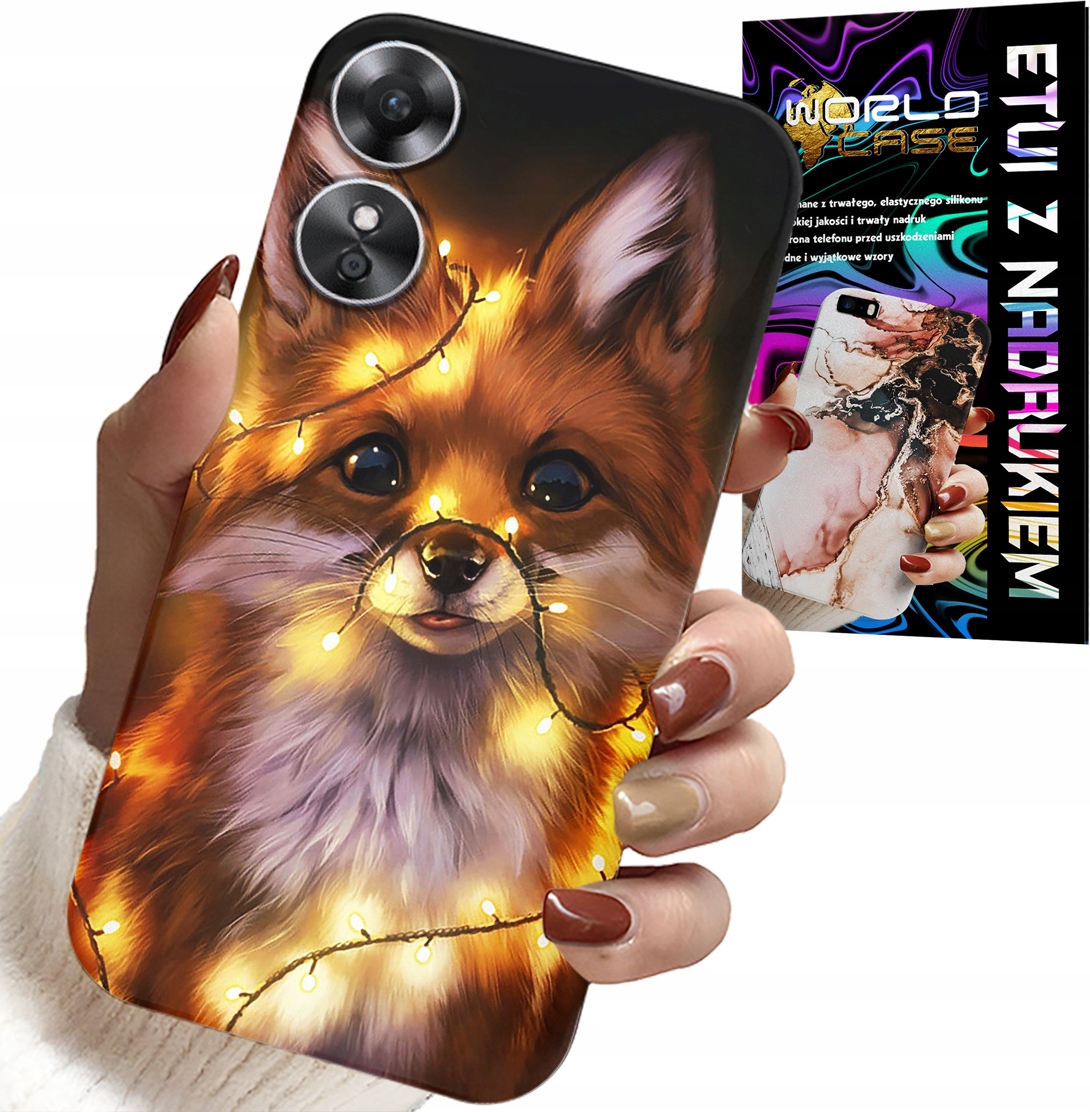 OPPO A17 TOK - CUKI RÓKA ERDEI ÁLLATOK TOK + ÜVEG za 4320.00HUF-ért ...