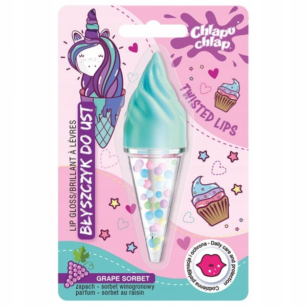 CHLAPU CHLAP Błyszczyk do ust Rożek - sorbet winogronowy 4.5ml ...