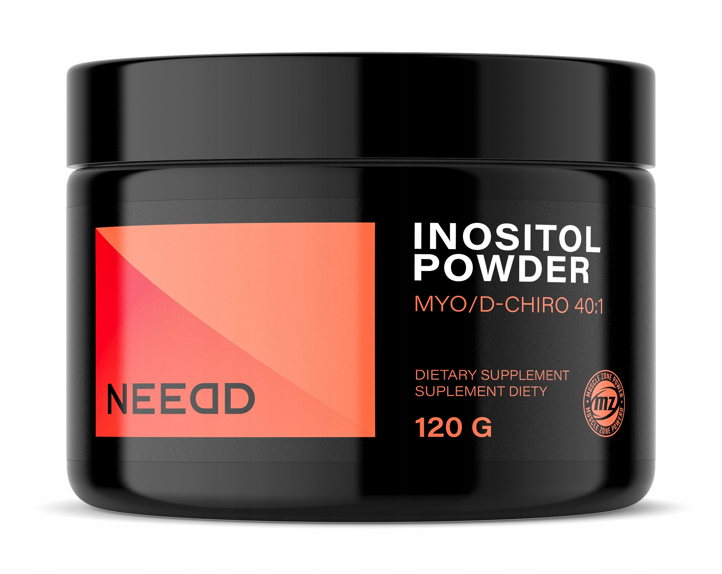NEEDED Inositol Powder 120g D-Chiro-Inozytol 14092059348 - Allegro.pl