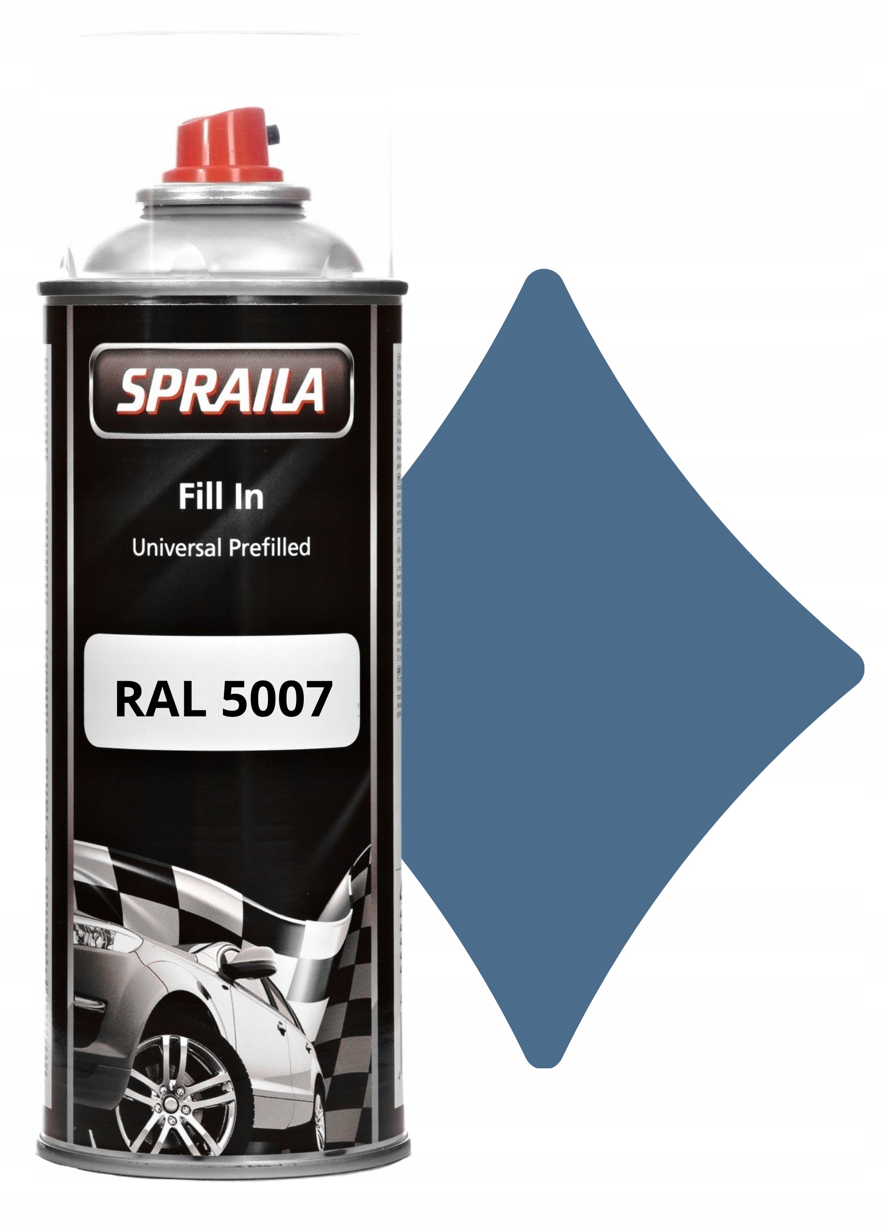 RAL 5007 NIEBIESKI BRYLANTOWY DO FRONTÓW MEBLOWYCH MAT FARBA W SPRAYU ...