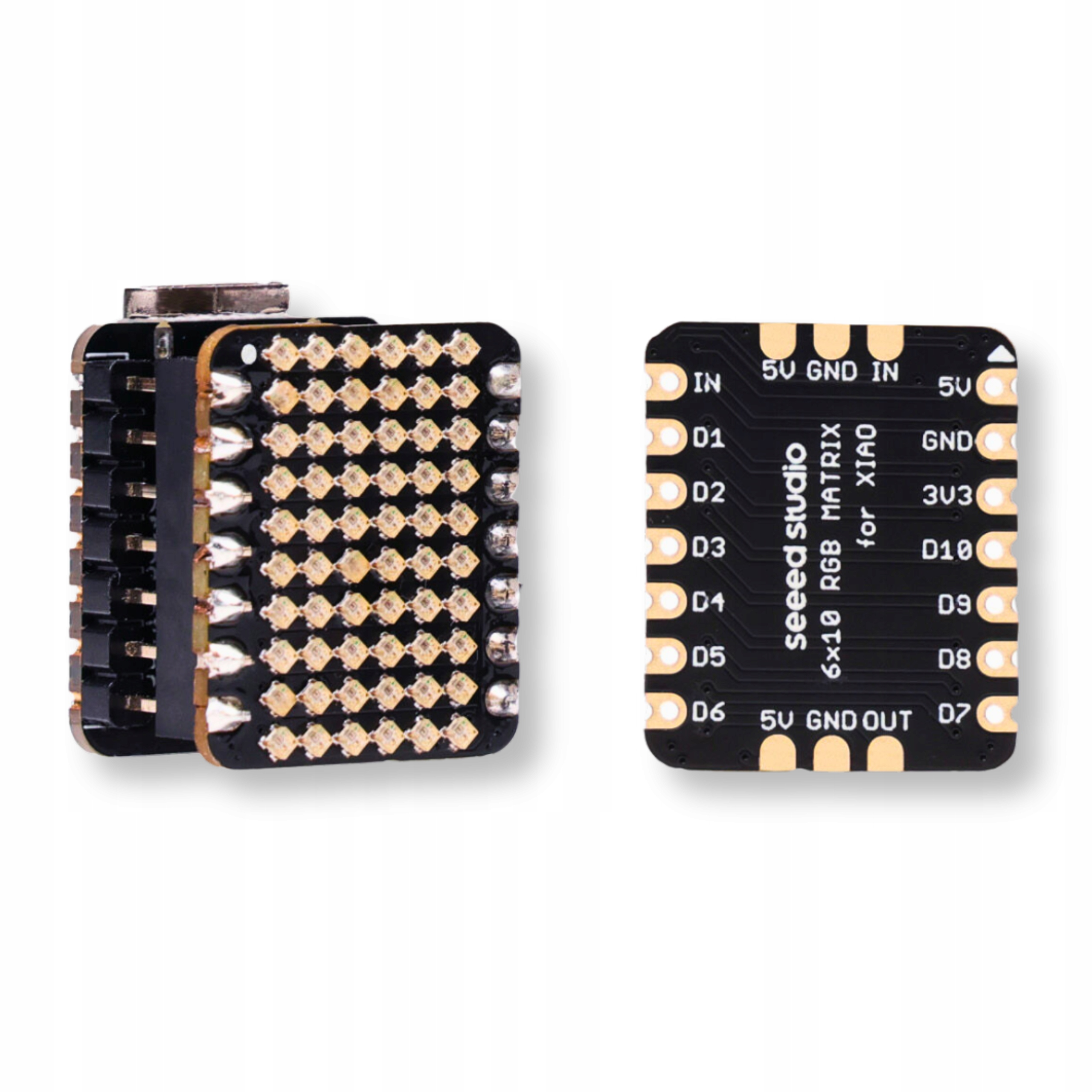 Wyświetlacz Seeedstudio Moduł LED 60 diod WS2812B do QT Py i Xiao ...