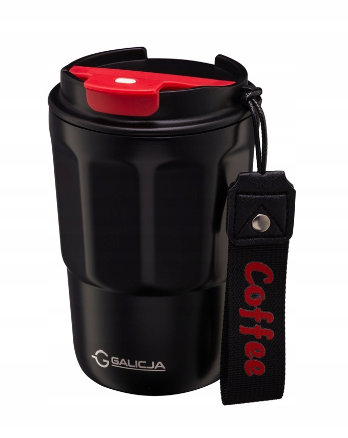 KUBEK TERMICZNY COFFEE CZARNY 350ML - 5905610023058 - 17202054584 - Allegro