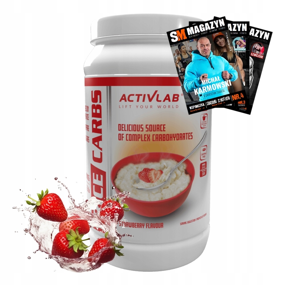 ACTIVLAB RICE CARBS 1000g KLEIK KASZKA MĄKA RYŻOWA DANIE GOTOWE KREM RYŻOWY (5907368856971 ...