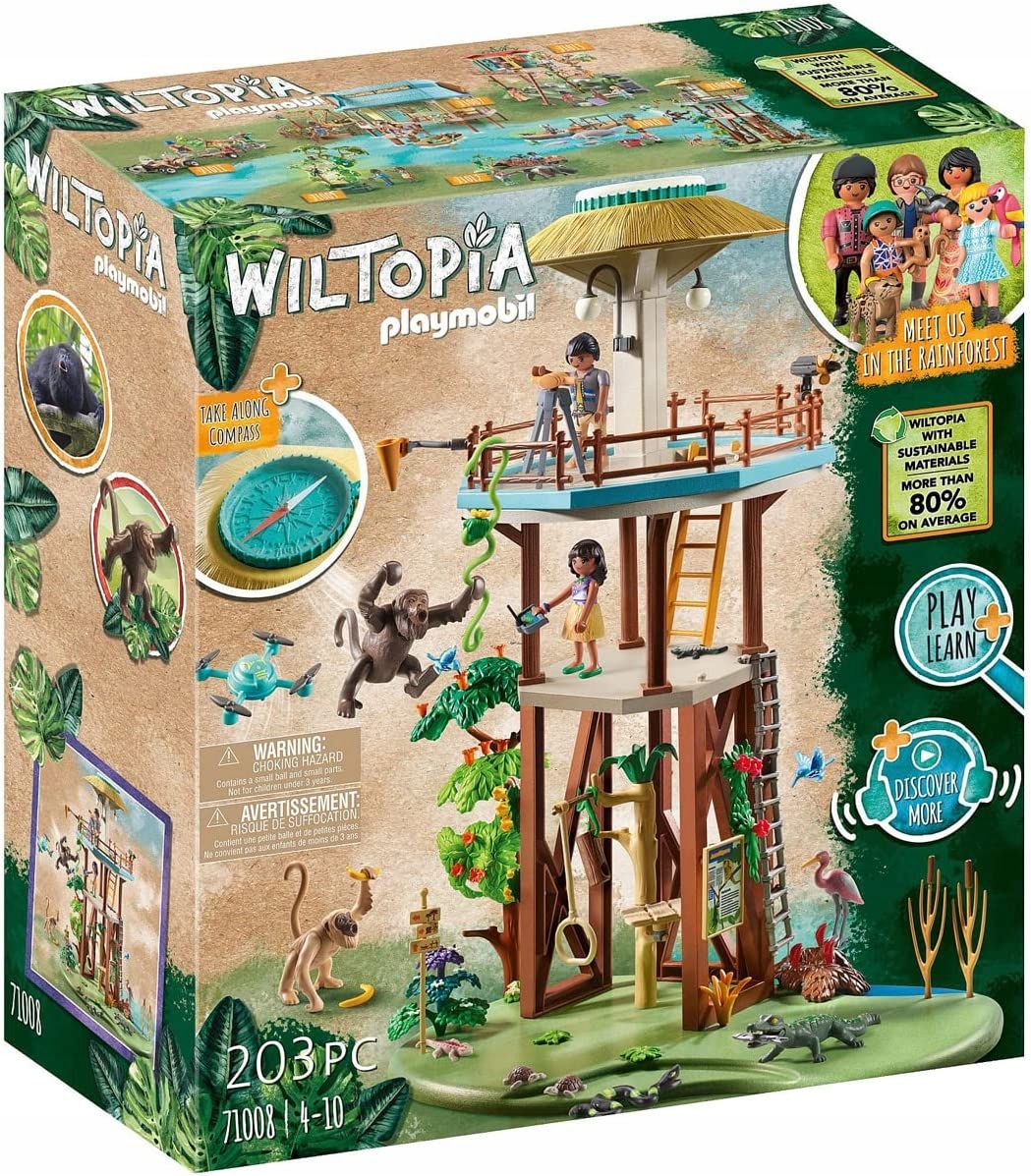 Playmobil Wiltopia Wieża badawcza z kompasem 71008 (4008789710086 ...