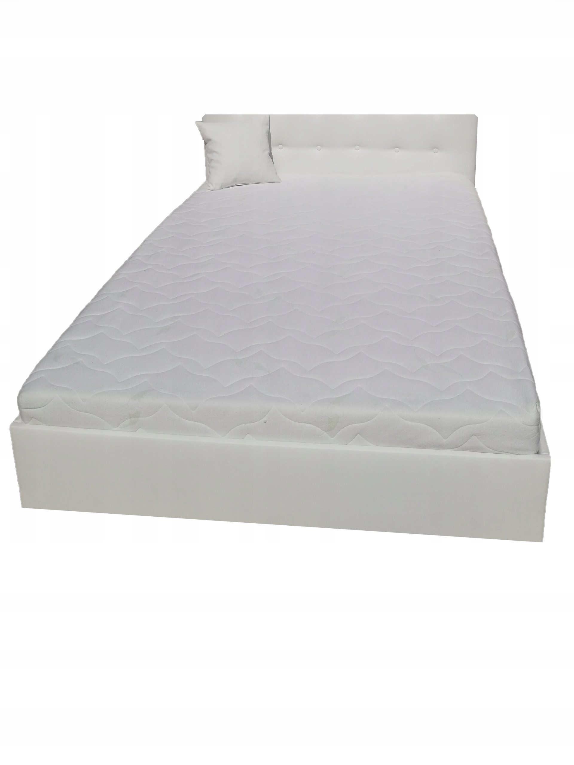 ŁÓŻKO TAPICEROWANE 140X190 VEGAS Z GUZIKAMI PIKOWANE + STELAŻ • Cena, Opinie • Łóżka 15698969780 ...