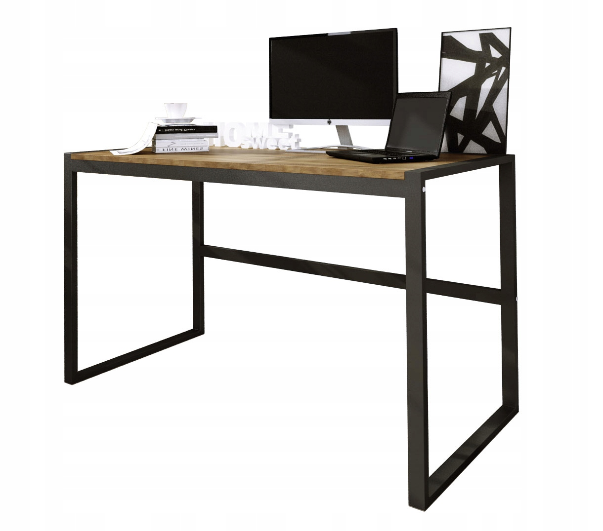 Biurko Loft ,Nowoczesne, Dąb Odwieczny 98/60 (5904624778046) • Cena ...