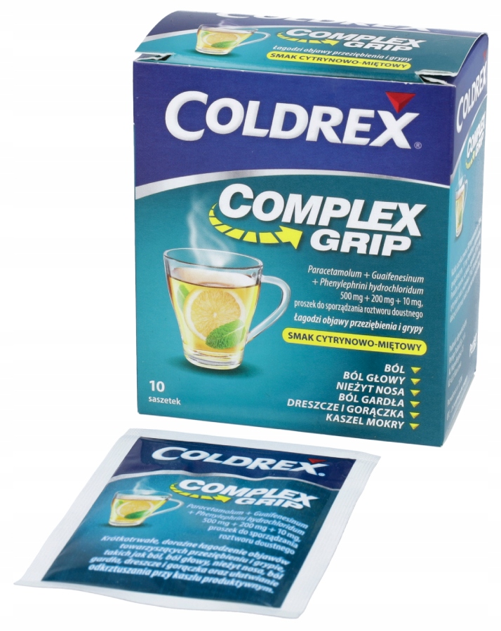 Lek Omega Pharma Coldrex Complex Grip saszetki 10 szt. - porównaj ceny ...