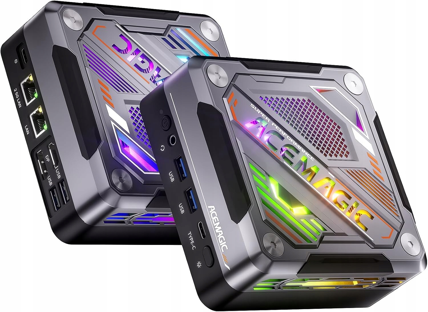 Mini komputer PC do gier Ryzen 7 8845HS 32GB DDR5/512gRADEON 780M Win11 ...