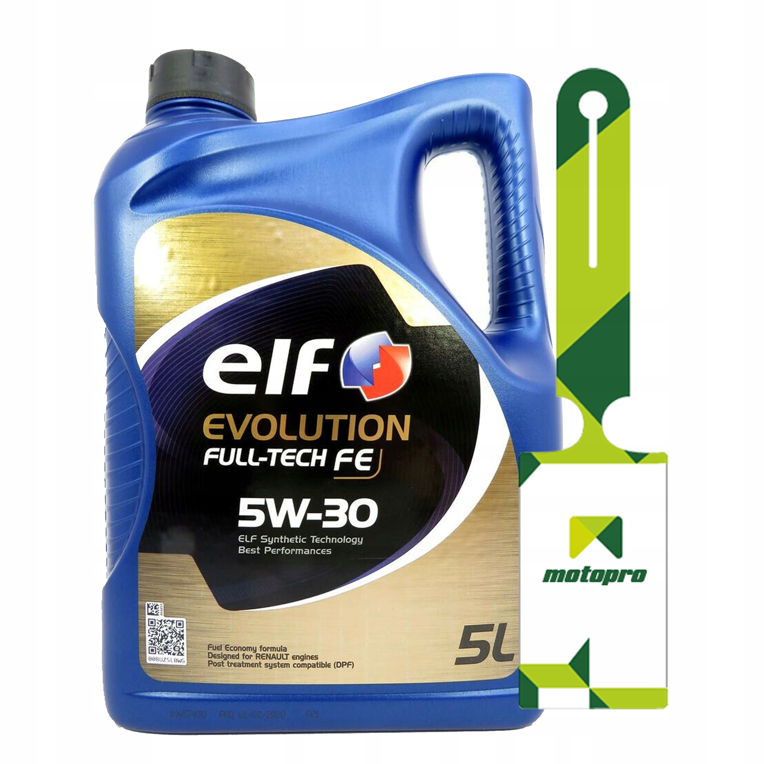 ELF EVOLUTION FULL-TECH FE 5W30 5L + GRATIS 463052/Aj za 144,99 zł z ...