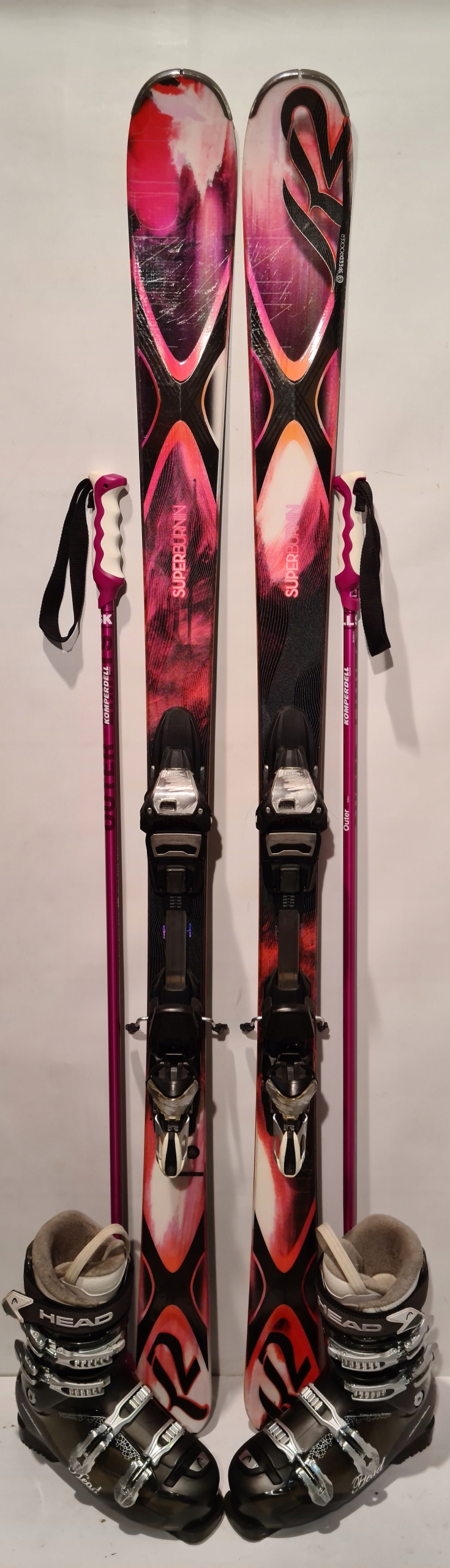 Komplet Narty K2 167 cm + buty + kije - 3607683516346 - 13565046040 - Allegro