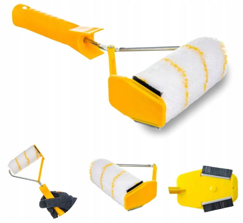 Wałek malarski do odcinania kolorów malowania pasów z rączką Hardy 12 cm (0784584036227) • Cena ...