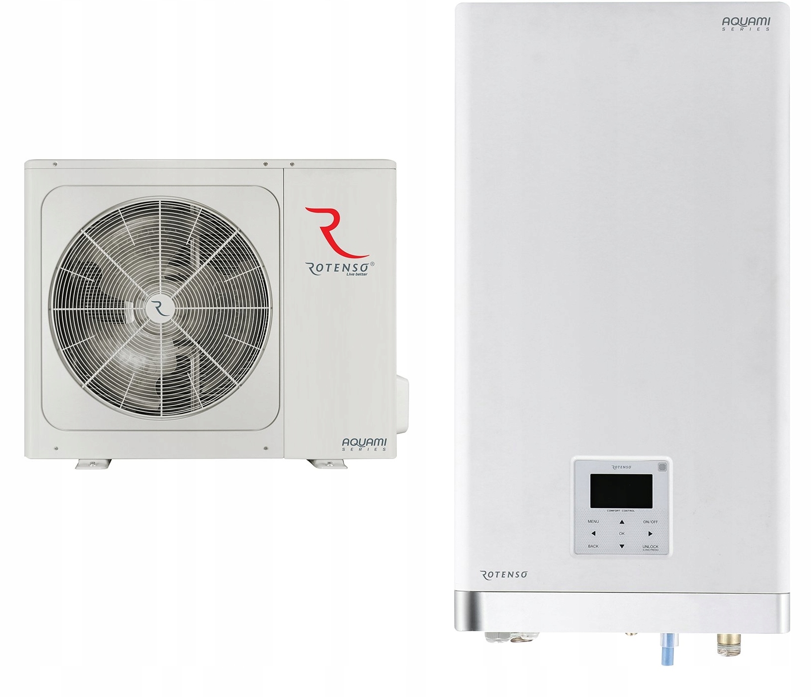 Pompa ciepła Rotenso Aquami Split 8 kW - montaż • Cena, Opinie • Pompy ...