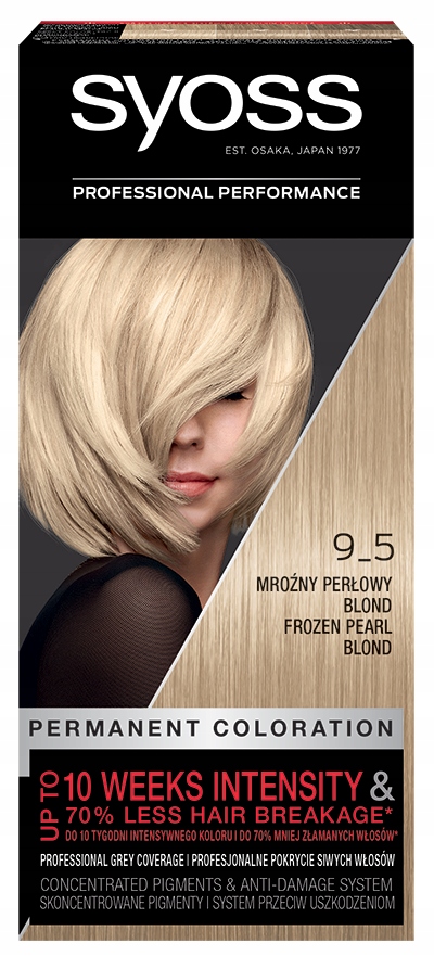 Syoss Farba 9-5 MROŻNY PERŁOWY BLOND 9920213902 - Allegro.pl