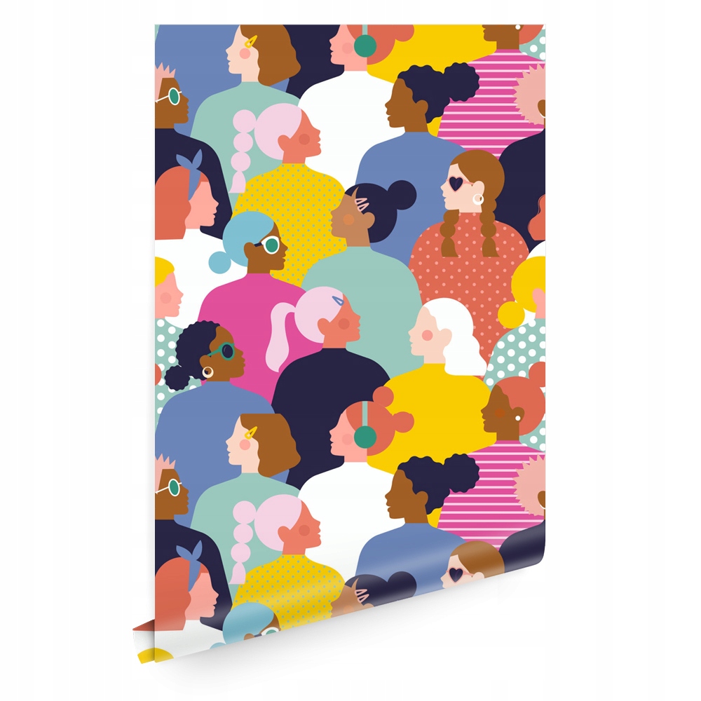 Tapeta retro kolory postacie T029 (5906688133731) • Cena, Opinie ...