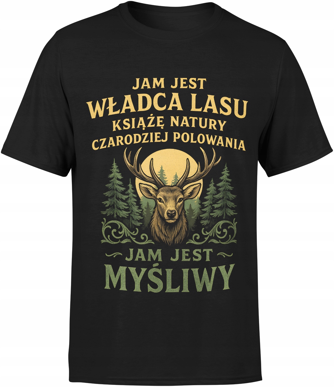 Męskie Koszulki z Jeleniem - Niska cena na Allegro