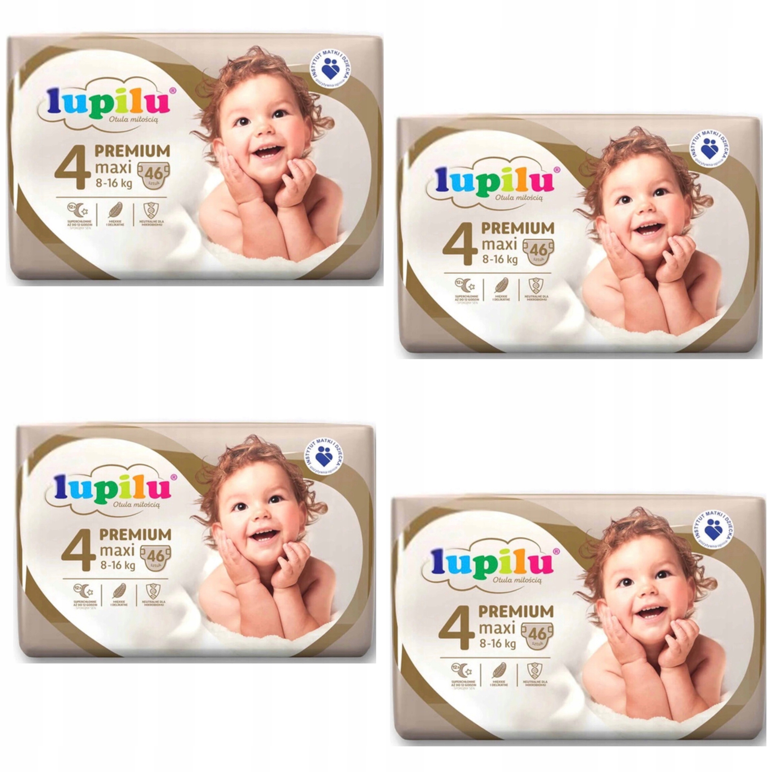 Pieluszki Lupilu PIELUSZKI LUPILU MAXI 4 Rozmiar 4 184 szt ...