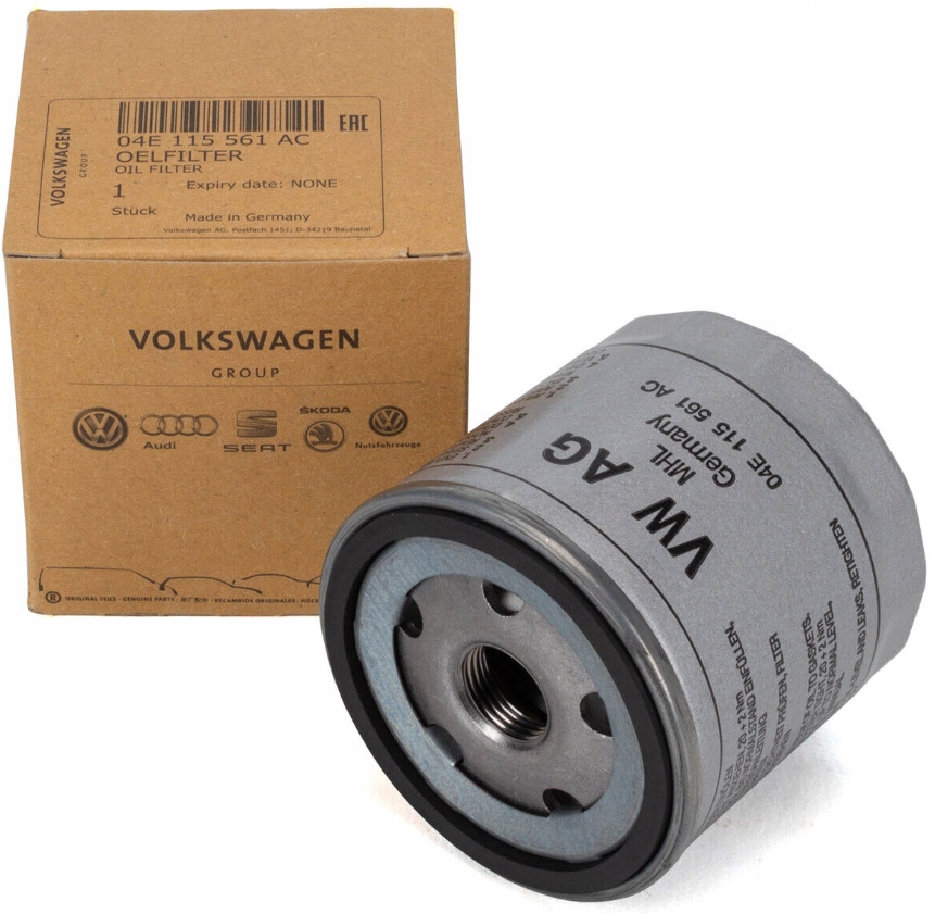 FILTR OLEJU VW 04E115561H ORYGINAŁ 04E115561AC za 68 zł z Wieliczka ...