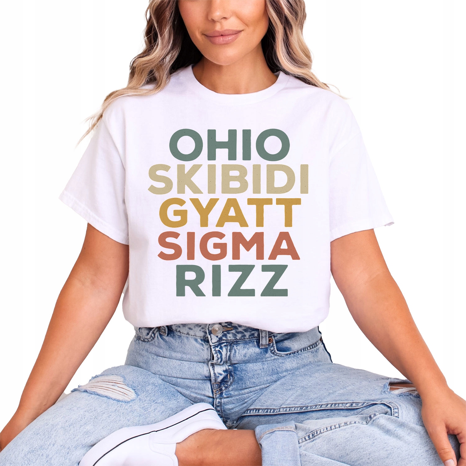 TRIČKO OHIO SKIBIDI GYATT SIGMA RIZZ RIZZLER MEMY ME DÁMSKE XXL za 11 ...