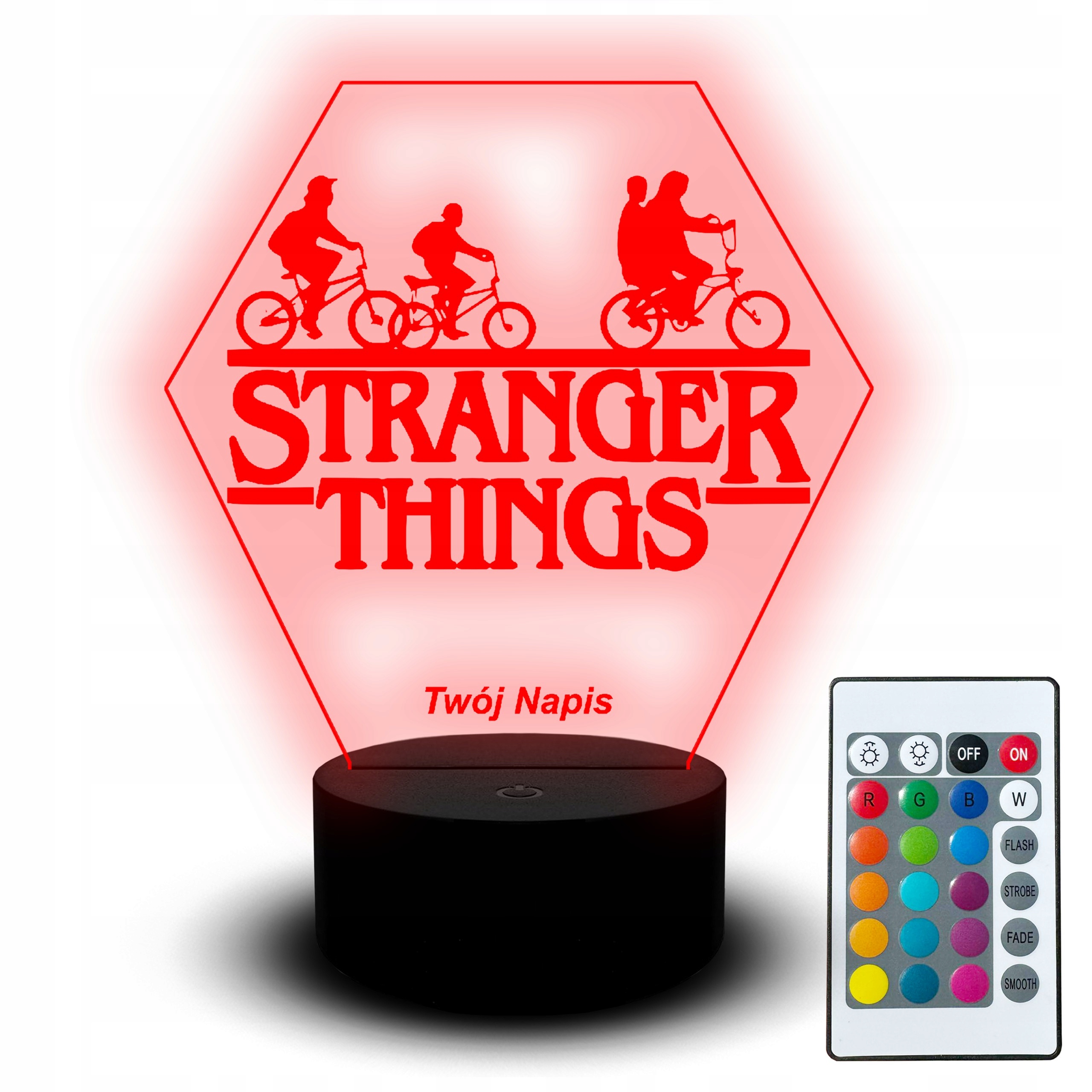 Lampka Nocna Led Statuetka 3D Grawer Serial Stranger Things Zestaw ...