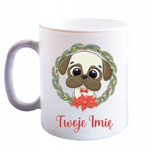 Kubek Z TWOIM IMIENIEM dla dzieci ŚWIĘTA 330 ml • Cena, Opinie • Kubki 11277746850 • Allegro